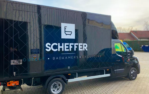 Merkopfrissing voor badkamer specialist Scheffer Badkamers